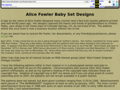 Ravelry: Alice Fowler Designs - patterns