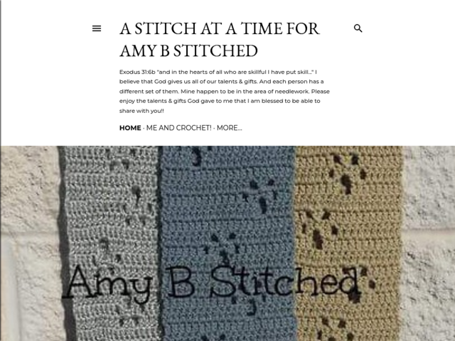 Ravelry: A Stitch at A Time for Amy B Stitched - patterns