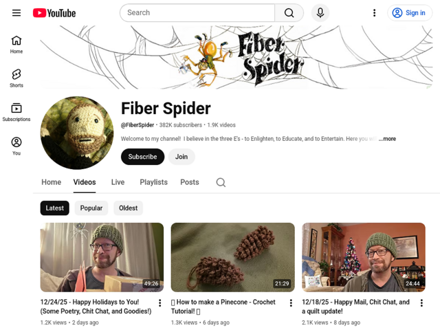 Ravelry: Fiber Spider - patterns
