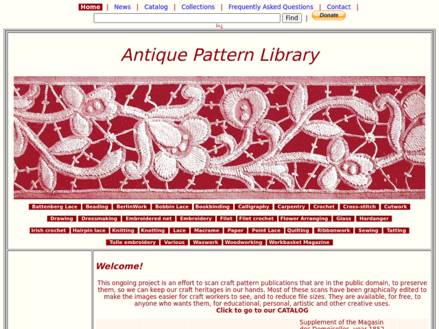 Ravelry: Antique Pattern Library - patterns