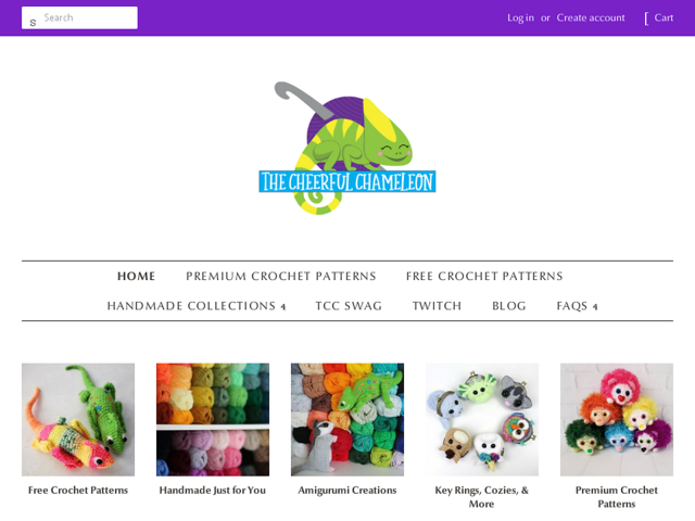 Ravelry: The Cheerful Chameleon Website - patterns