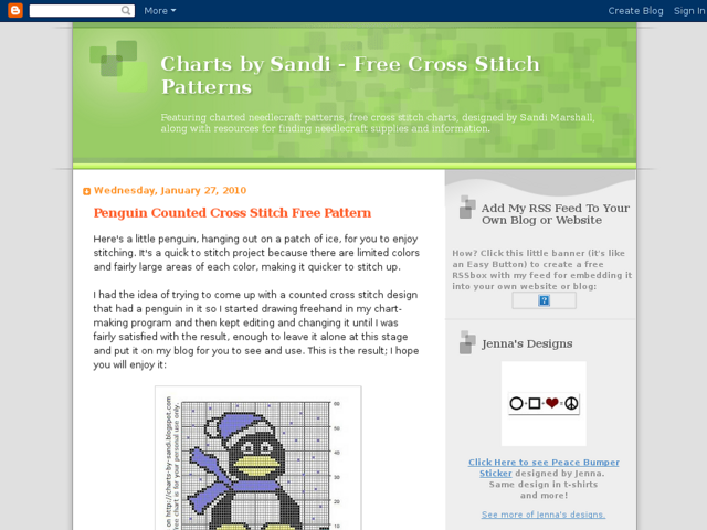 Ravelry: Charts by Sandi - patterns